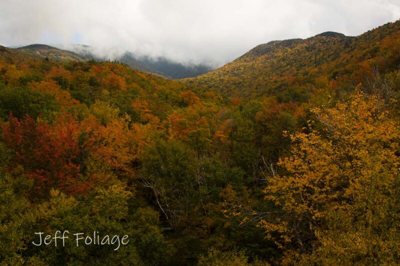 A Drive Through Franconia Notch - New England Fall Foliage